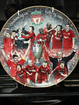 Genuine Liverpool Champions League 2005 Plate Winners Danbury Mint ...