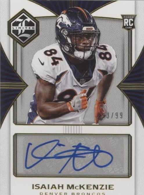2017 Panini Limited - Rookie Autographs Isaiah McKenzie #175 /99 (AU ...