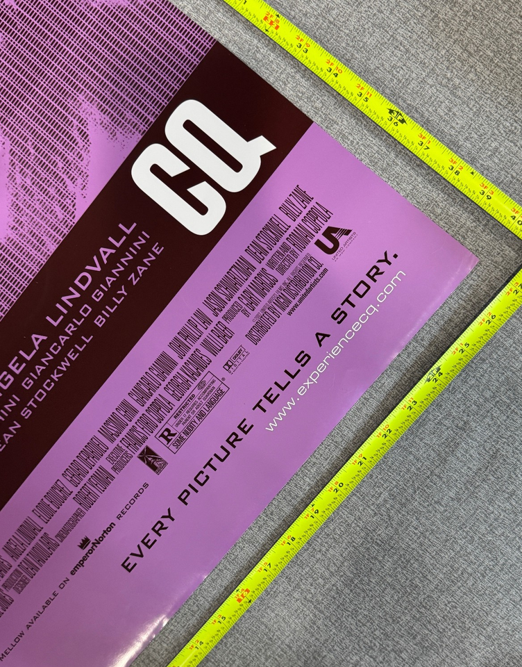 CQ - Movie Poster - 27" x 40" - Original jeremy davis angela lindvall ...