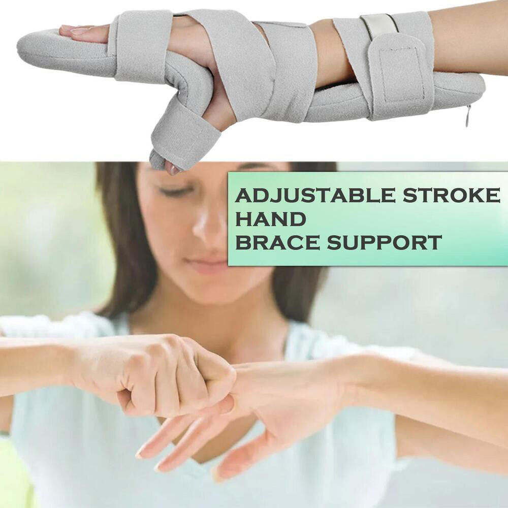 2Pc Adjustable Resting Hand Splint Stroke Hand Splint for Sprain Finger ...