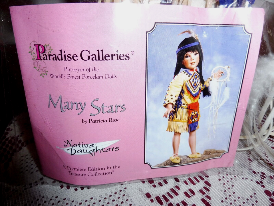 PARADISE GALLERIES /PATRICIA ROSE PORCELAIN & CLOTH "MANY STARS" IOB W ...