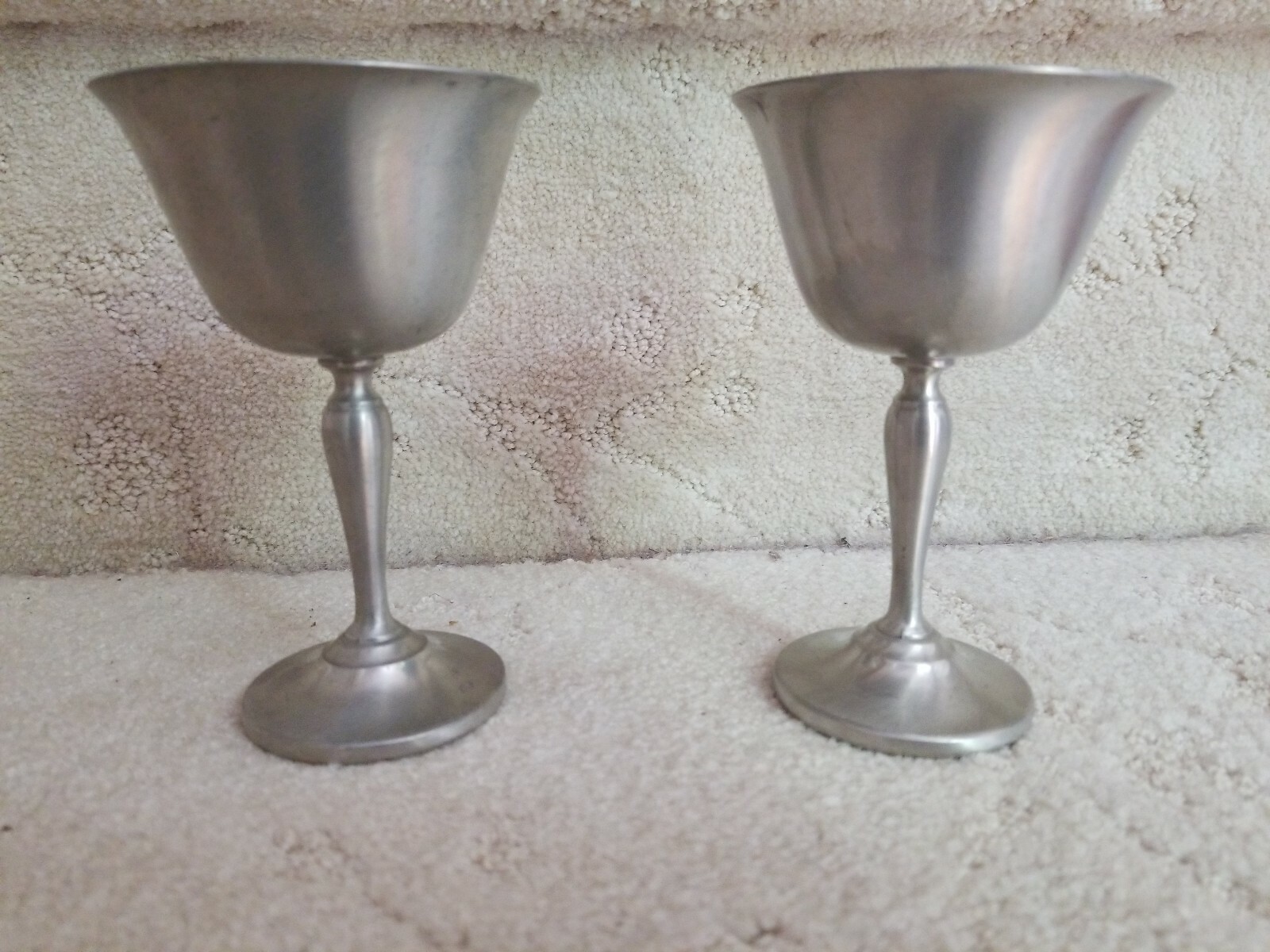 Vintage Preisner Small Pewter Goblet-pair of 2 | eBay