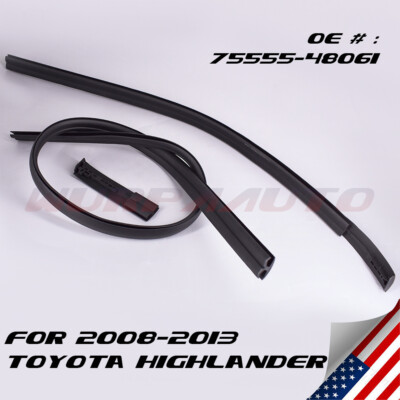 For TOYOTA 2008-2013 HIGHLANDER CENTER ROOF DRIP SIDE FINISH MOLDING ...