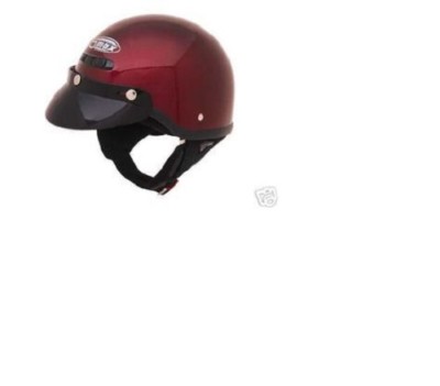 Gmax GM5X Gloss Wine Red Half Helmet Motorcycle 1/2 | Size XL ...