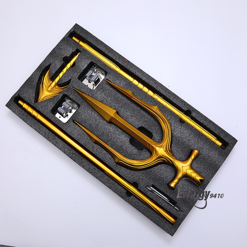 1:1 Scale Aquaman Arthur Cosplay Weapon Trident Zinc Alloy 210cm ...