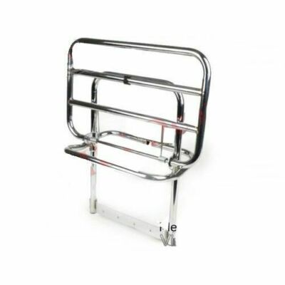 Vespa Carrier Rear Folding Rack Chrome Plated PX PE T5 Stella Models ...
