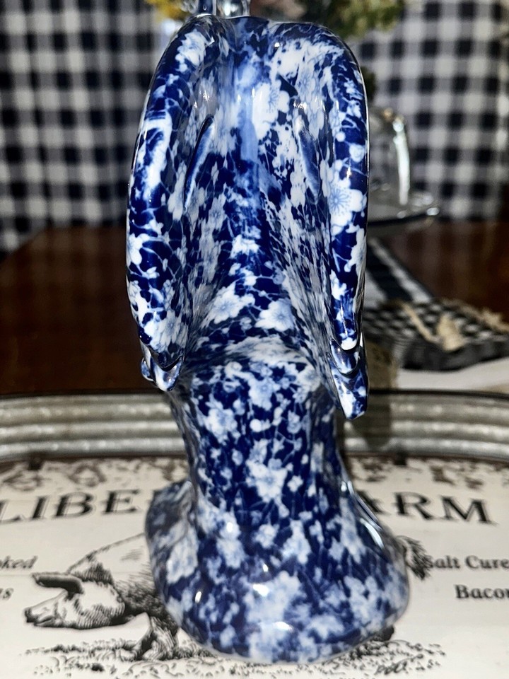 VTG Victoria Ware Ironstone Blue&White Chintz/Calico Large Pottery ...