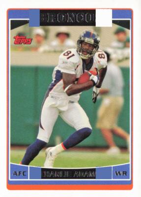 2006 Topps #21 Charlie Adams | eBay