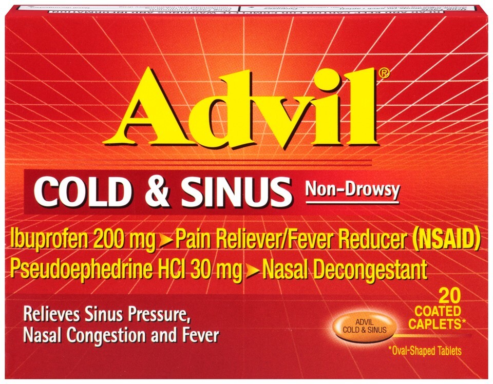 Advil PM Pain Reliever/Nighttime Sleep Aid Coated Caplet - 20 Count | eBay