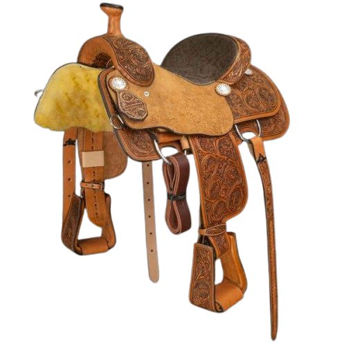 Horse Saddle Wade Tree A Fork Work Ranch Roping Roper Leather Western ...