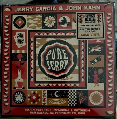Jerry Garcia & John Kahn RSD Black Friday 2023 Gold Vinyl Record Store ...