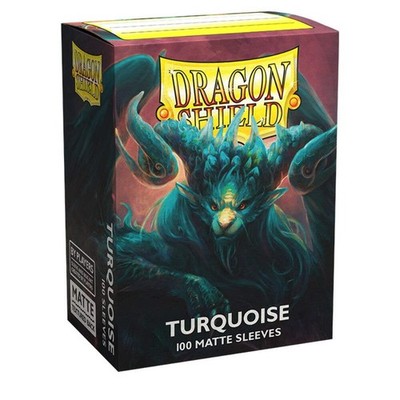 Dragon Shield Sleeves: Standard Matte - Turquoise 100CT | eBay