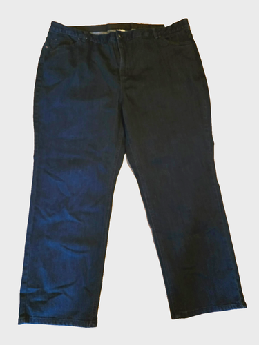 Catherines Womens Jeans High Rise Stretch Blue Denim Dark Wash Petite ...