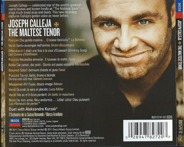 Joseph Calleja - The Maltese Tenor | eBay Australia