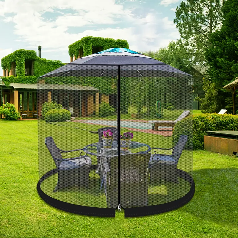 Patio Umbrella Netting 9ft Outdoor Umbrellas Ultra-Large Screen ...