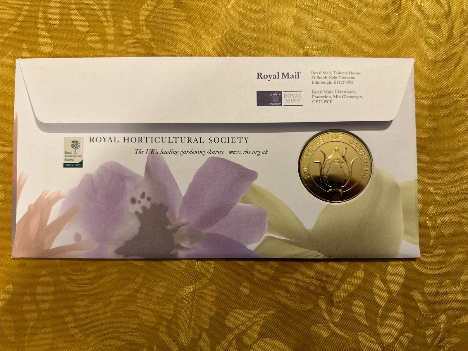 Coin/Stamp Cover- 200th Anniversary Of The RHS- 200 Years of ...