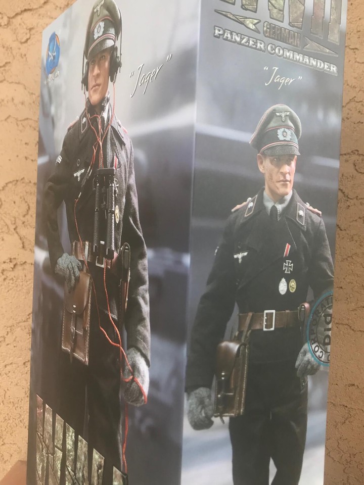 DID WWII GERMAN PANZER COMMANDER JAGER D80160 Box Figure 1/6 ACTION ...
