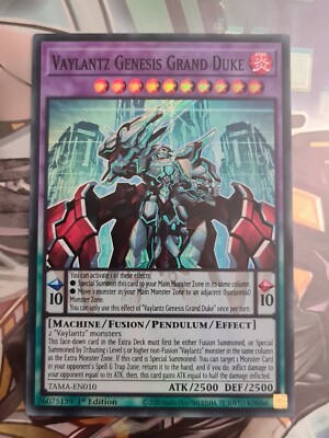 YUGIOH TCG TAMA-EN010 Vaylantz Genesis Grand Duke Super Rare 1st ...