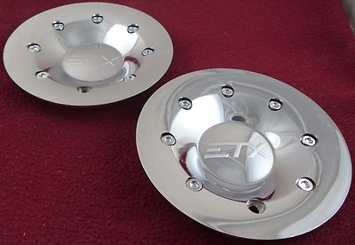 ETX Wheels Chrome Custom Wheel Center Caps Set of 2 # CAP-278A / S107 ...