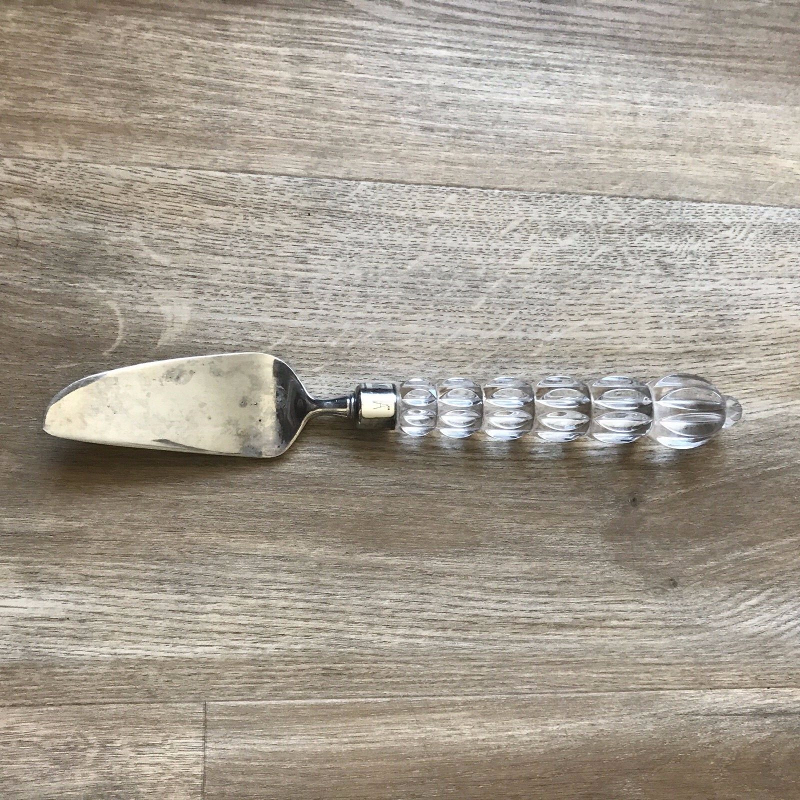 Mikasa Crystal Rousseau Cake Pie Cheesecake Server Knife Holiday ...