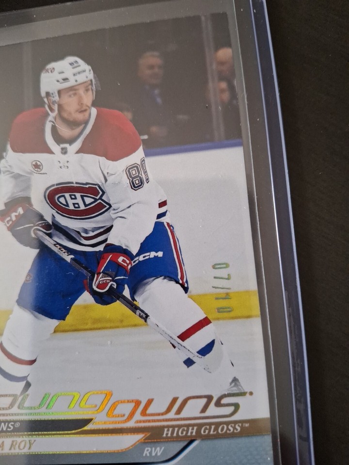 2024-25 Upper Deck Joshua Roy Young Guns High Gloss 07/10 Ultra Rare ...
