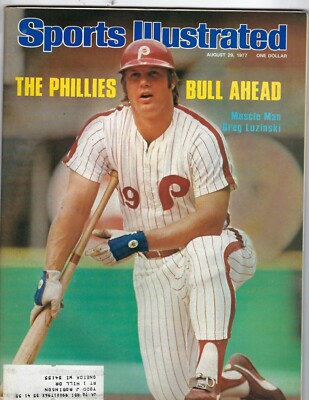1977 Sports Illustrated magazine baseball Greg Luzinski Philadelphia ...