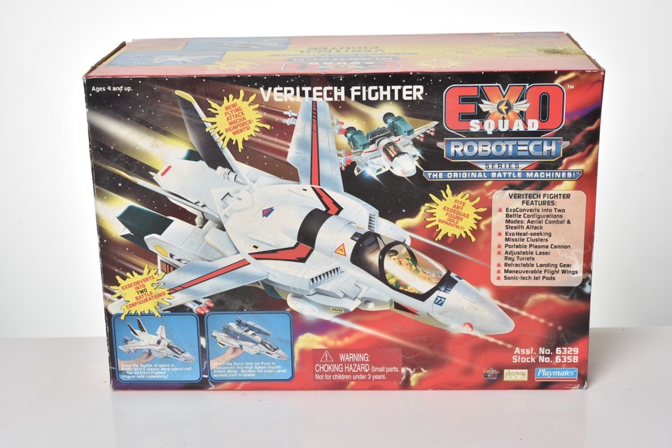 Exo Squad Robotech Veritech Fighter Playmates 1995 Opened Box | eBay