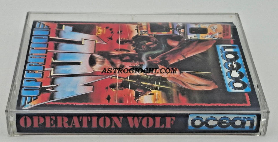 COMMODORE 64 128 CASSETTE OPERATION WOLF VINTAGE 1988 ARCADE GAME ...