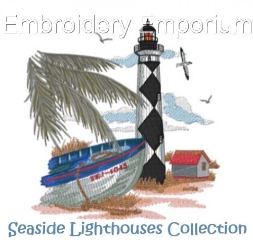 SEASIDE LIGHTHOUSES COLLECTION - MACHINE EMBROIDERY DESIGNS ON USB | eBay