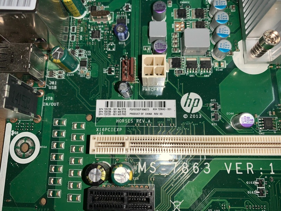 HP 729726-001 729643-001 ProDesk 405 G1 MS-7863 AMD A4-5000 w/Faceplate ...