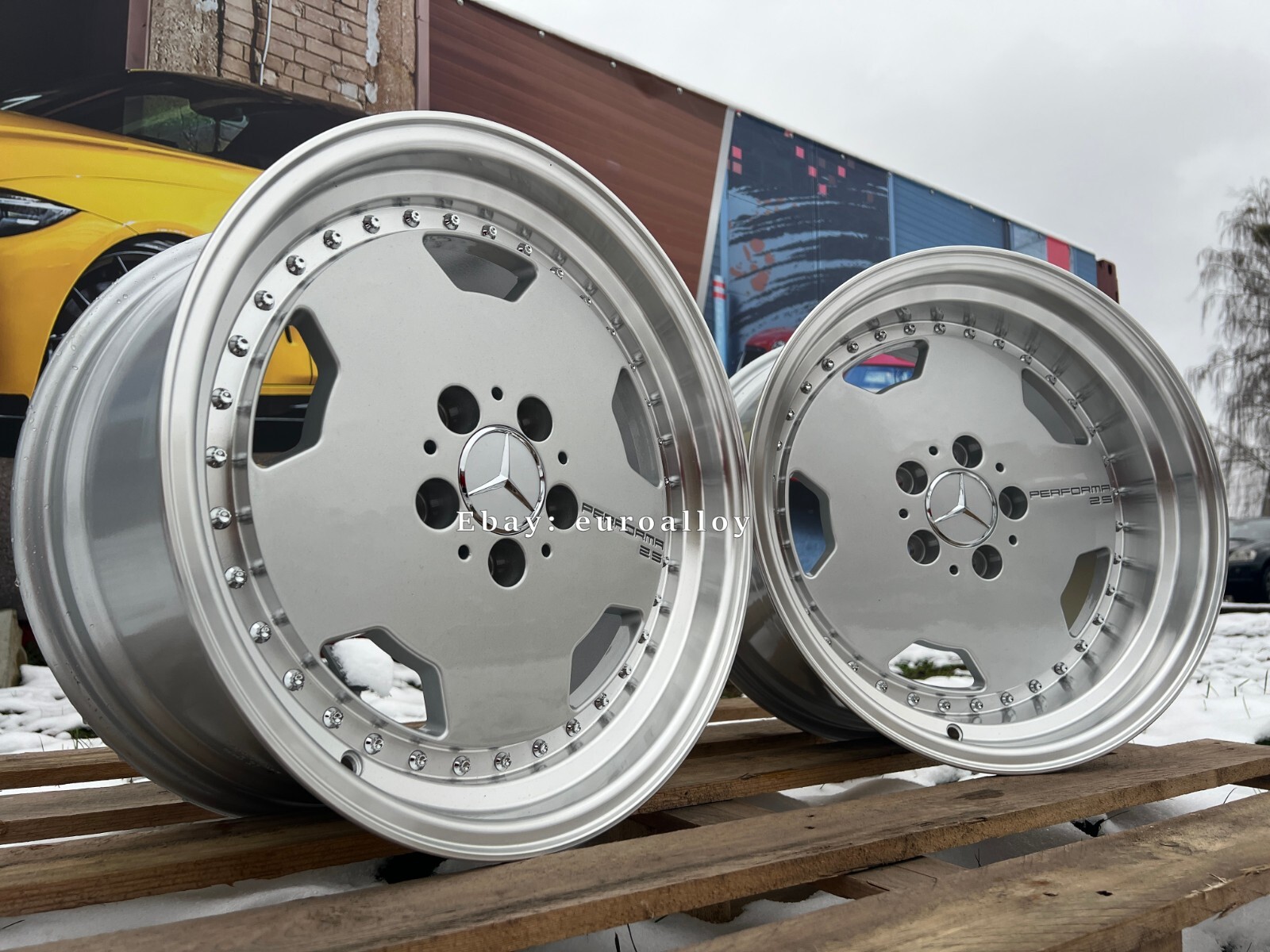 New 17 inch 5x112 PERFORMA 25 AMG MONOBLOCK deep dish wheels for ...