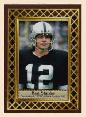 Kenny Stabler Oakland Raiders / MC Fan Club serial # / FREE SHIP / NM+ ...