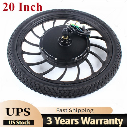 20 inch Hub Motor Ebike Front Wheel Electric Bicycle Motor Conversion ...