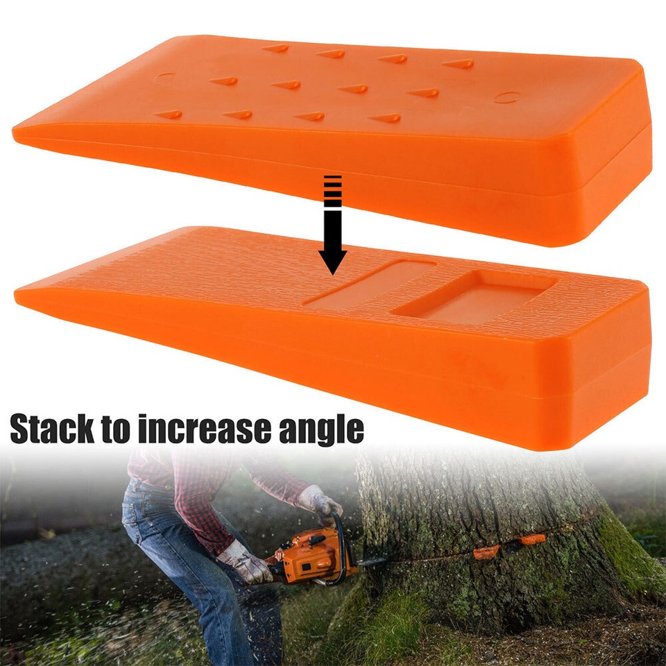 3Pcs Plastic Tree Felling Wedges Logging Cutting Cleaving Chainsaw ...