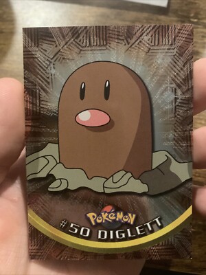 Diglett #50 HOLO Black Label - 1999 Pokemon Topps TV Animation | eBay