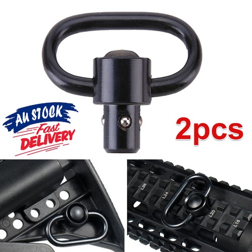 2pcs QD Sling Flush Push Button Swivel Mount for Rifle Slings Quick ...