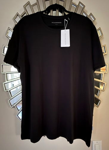 7 Diamonds Men's Core Crew Neck Tee Size XL Black T-Shirt NWT | eBay