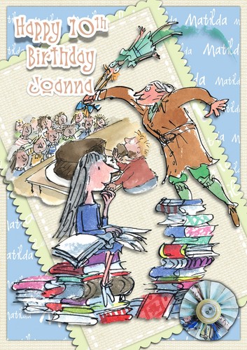 Personalised Birthday Card Matilda Themed granddaughter daughter sister ...