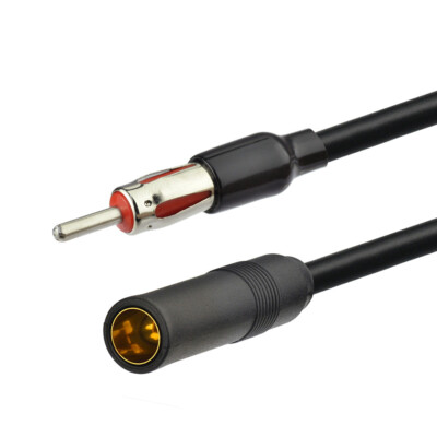 Car CD Radio Stereo Antenna Adapter Extension Lead DIN to DIN Male ...
