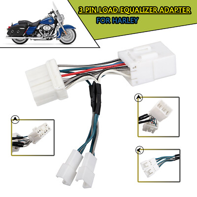 Motor 3 Pin Load Equalizer Adapter For Harley Dyna Super Glide Heritage ...