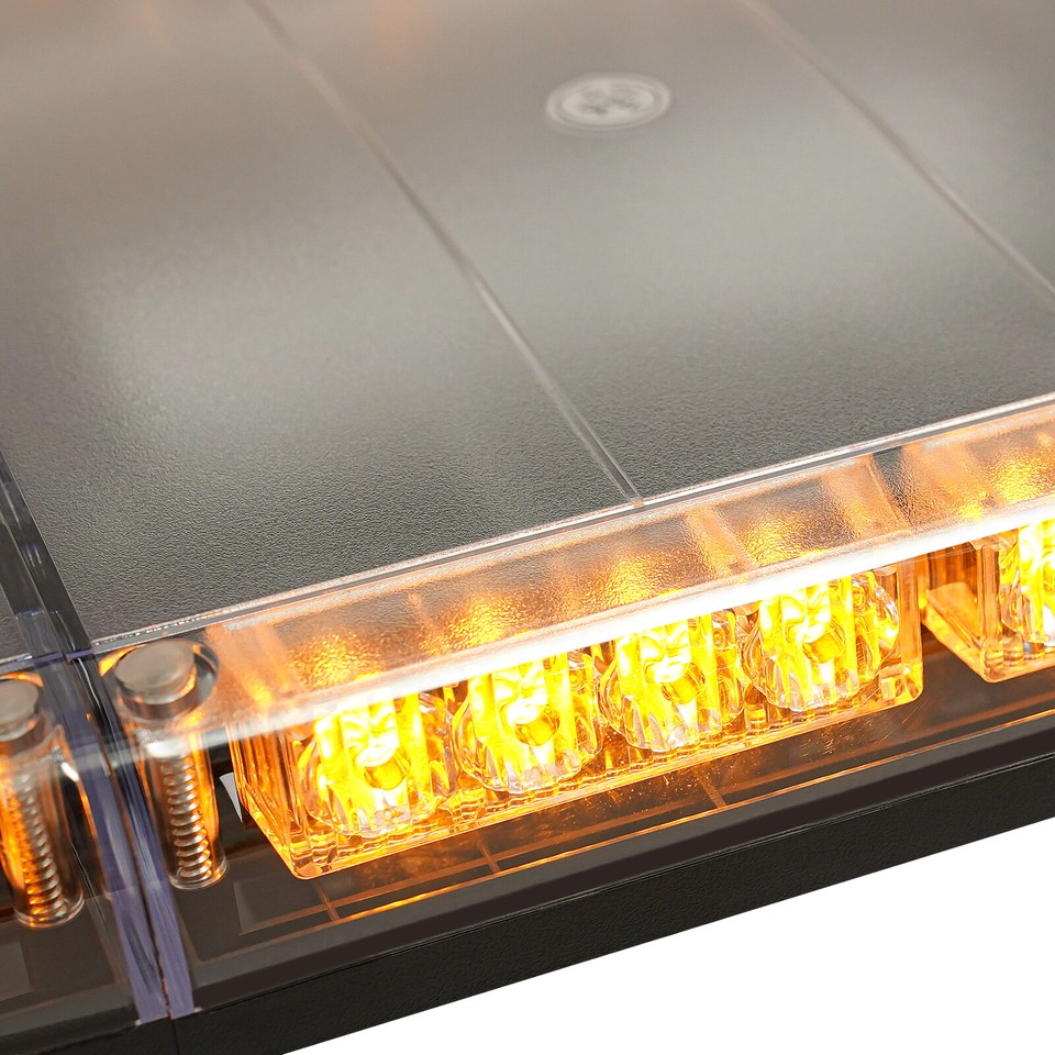 61.4" LED Strobe Light Bar Amber Emergency Light Beacon Warning Tow Car ...