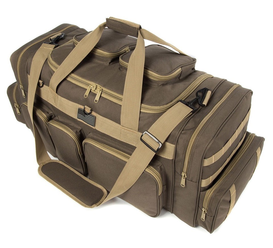 30" Large Gun Range, Tactical Duffel Bag with US Flag Patch Lockable | eBay