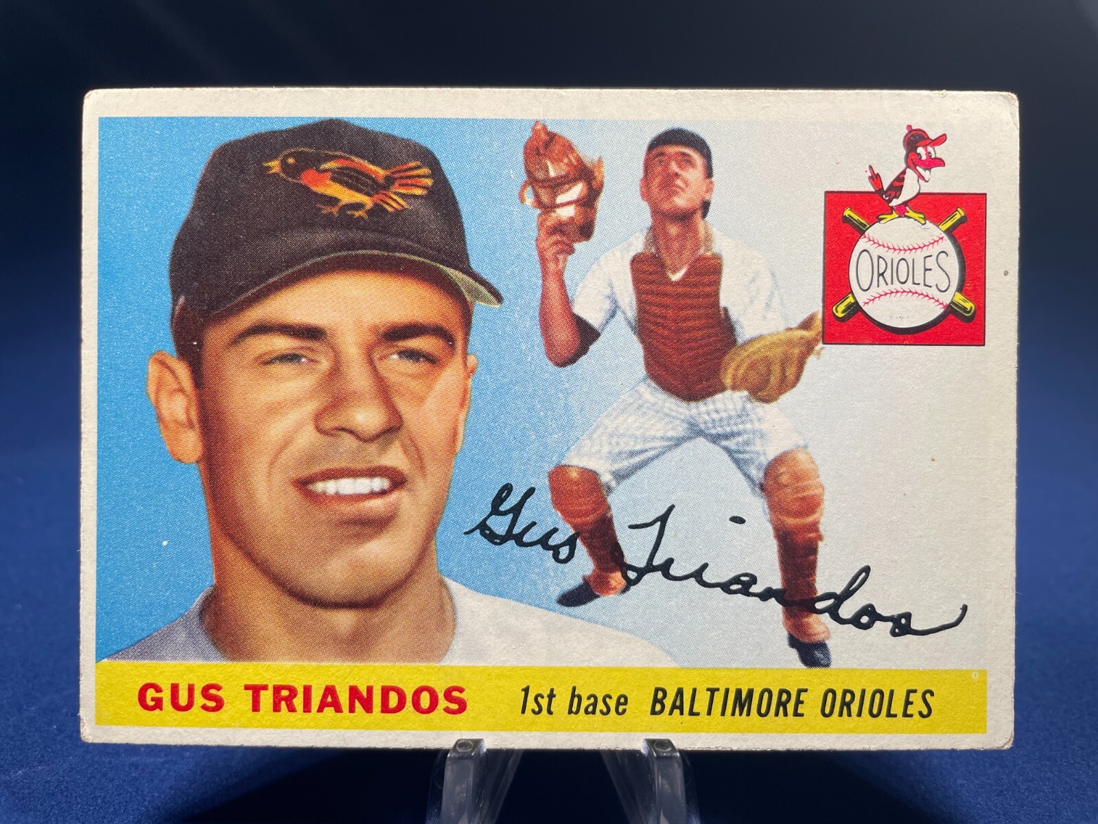 1955 Topps Baseball Card Gus Triandos Rookie #64 Baltimore Orioles | eBay