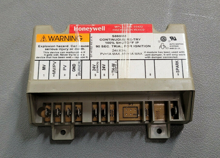 Honeywell S8600M1005 Furnace Ignition Control Module S8600M HQ1011449HW ...