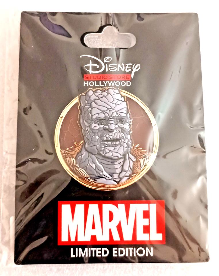 Hollywood Disney Studio Store Ben Grimm FF4 Marvel 3D Lapel Pin LE New ...