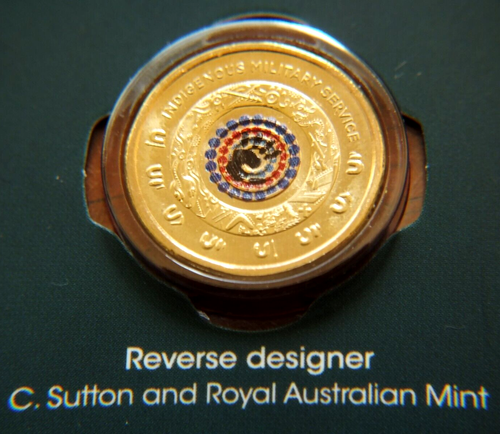 2023 AUSTRALIA 35TH ANNIVERSARY 2 DOLLAR INDIGENOUS MILITARY SERVICE ...