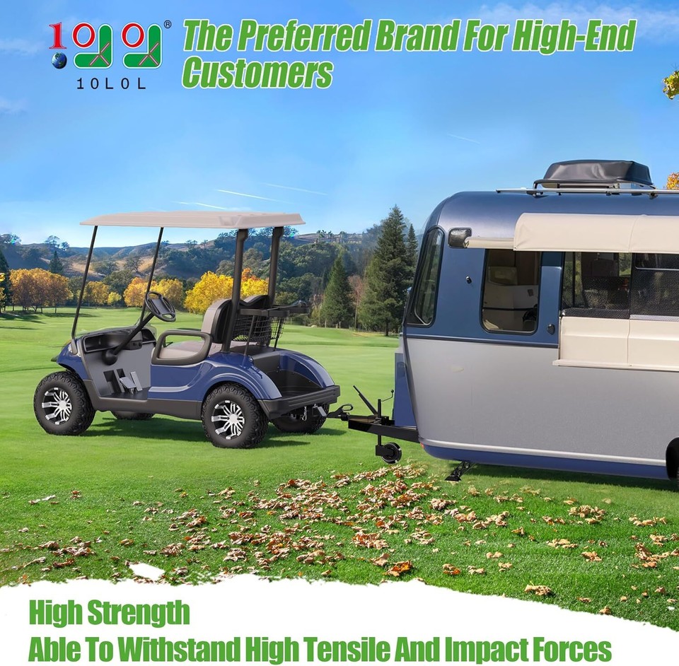 Golf Cart Bumper Trailer Hitch for Yamaha G14 G29 Drive,Golf Cart ...