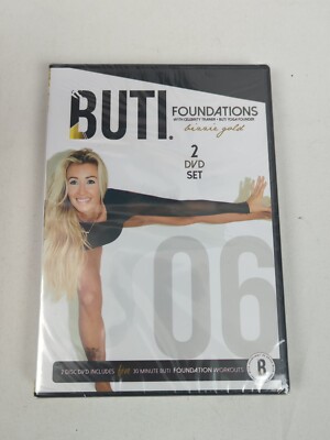 Buti Yoga Foundations 2 DVD Workout Set with Bizzie Gold New Sealed ...