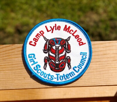 Camp Lyle McLeod Girl Scouts Totem Council 3" Embroidered Patch | eBay