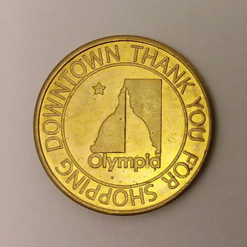 Downtown Olympia Washington Parking Token 25mm | eBay